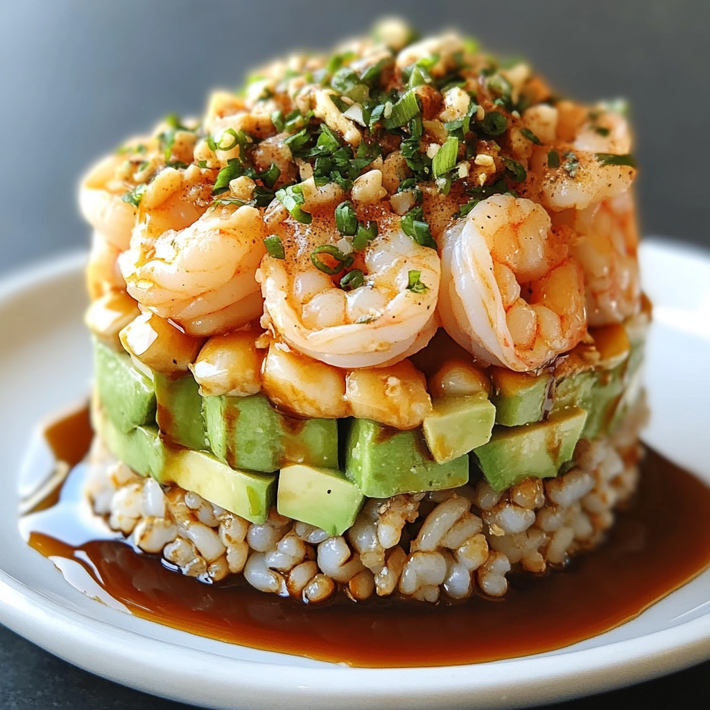 Spicy California Shrimp Stack