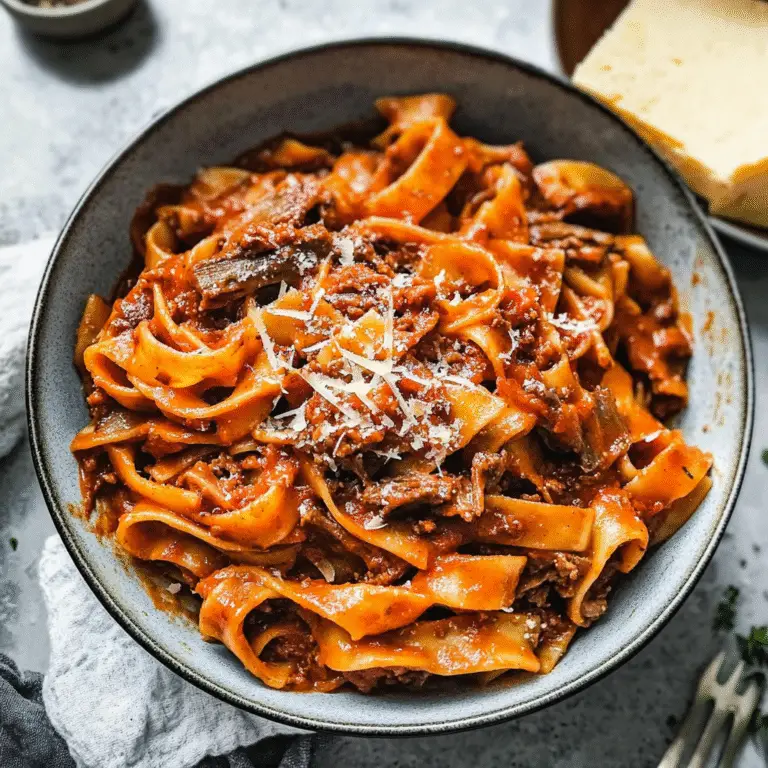 One Pot Short Rib Bolognese